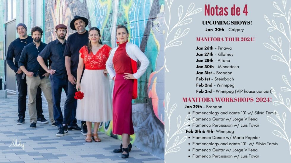 Notas de 4 - Upcoming Shows | Manitoba Arts Network